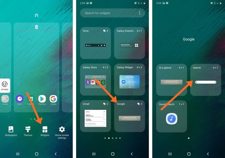 How to Add & Customize Google Search Bar Widget - oTechWorld How to Add & Customize Google Search Bar Widget - oTechWorld