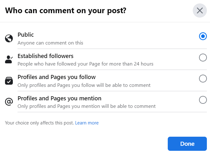 How to Turn On and Off Public Comments on Facebook - oTechWorld