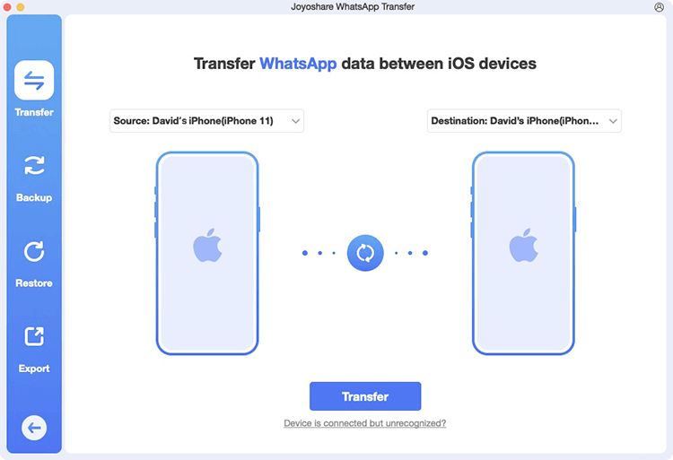 Joyoshare WhatsApp Transfer Review: Transfer WhatsApp Data between iOS ...
