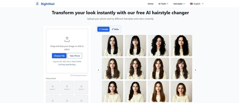 RightHair: Try Hairstyles, Analyze Your Face & Transform Your Look ...