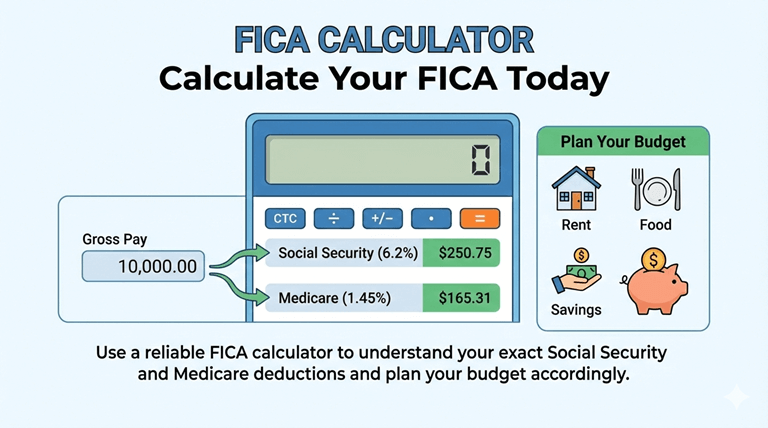 FICA Calculator: Social Security and Medicare Taxes - oTechWorld